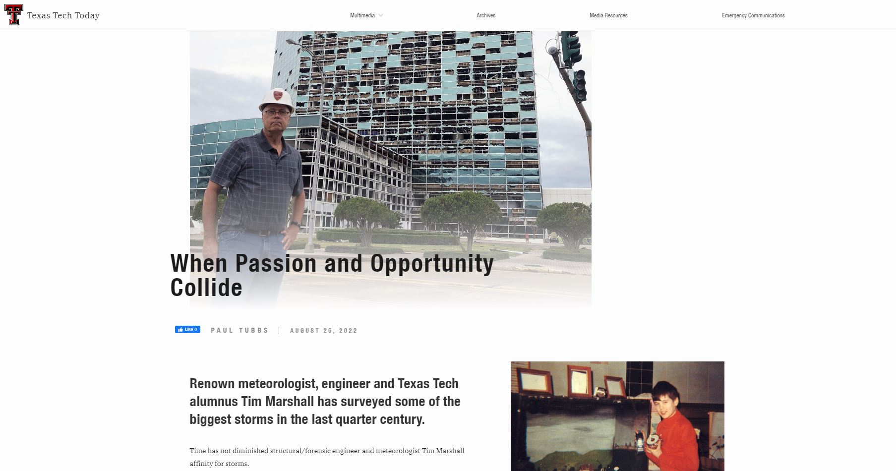 Texas Tech Today Feature | Engineer Tim Marshall of Haag